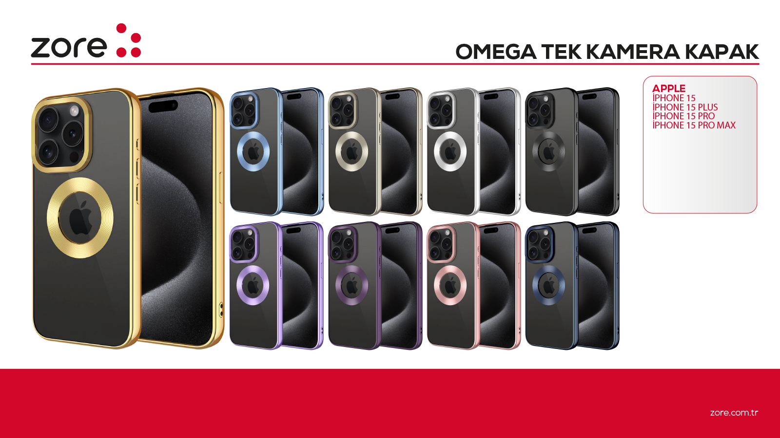 Omega Tek Kamera Kapak