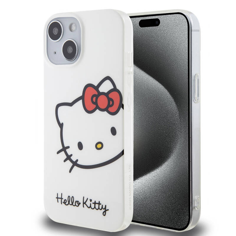 Apple iPhone 15 Kılıf Hello Kitty Orjinal Lisanslı Yazı ve İkonik ...
