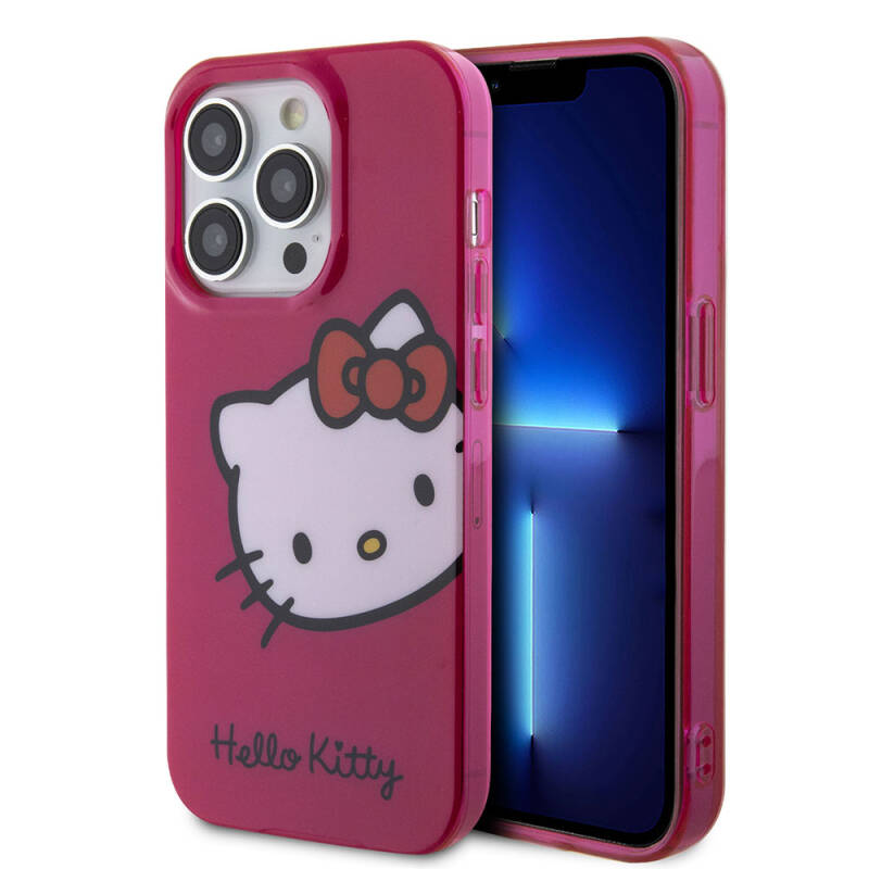Apple iPhone 15 Pro Kılıf Hello Kitty Orjinal Lisanslı Yazı ve İkonik ...
