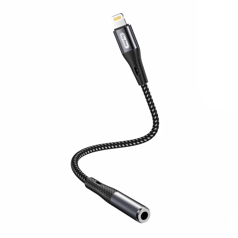 Go Des GD-UC166 Lightning to 3.5mm Aux Çevirici Örgülü Ses Adaptörü ...
