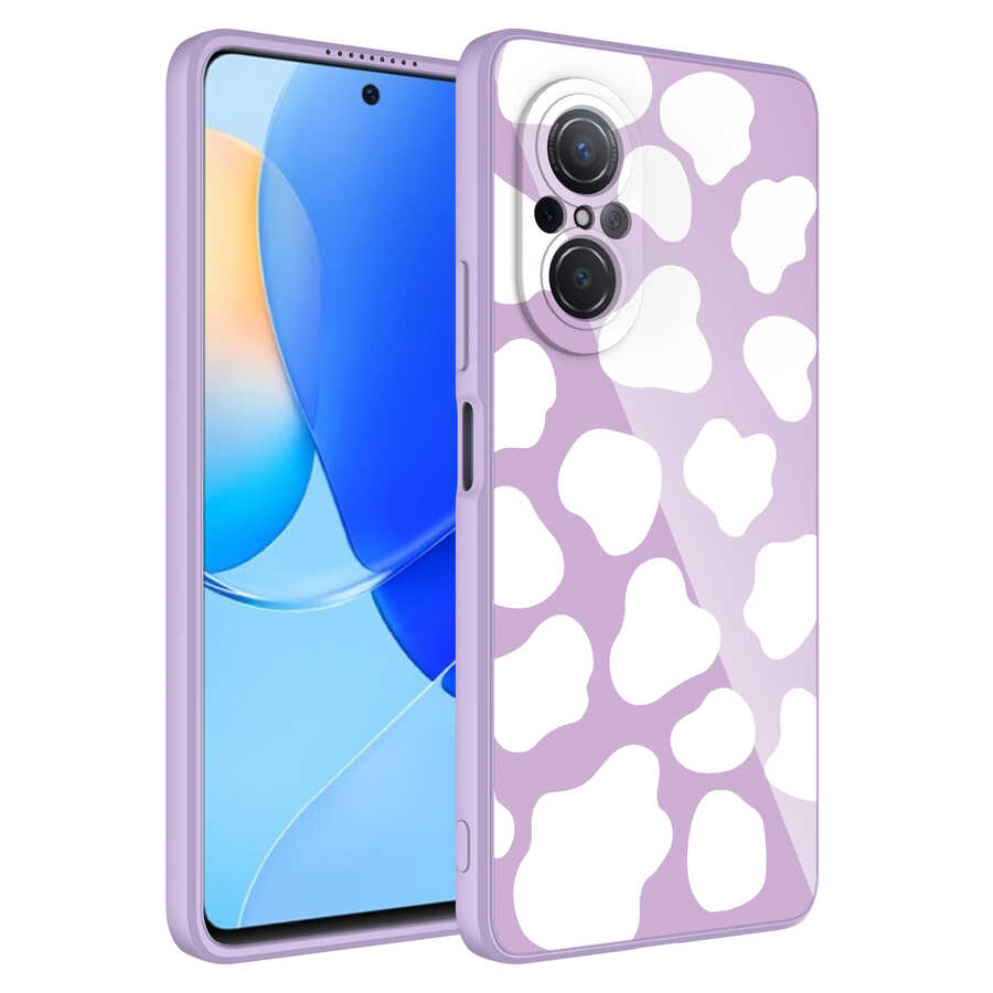 Huawei Nova 9 SE Kılıf Kamera Korumalı Desenli Sert Silikon Zore Epoksi ...