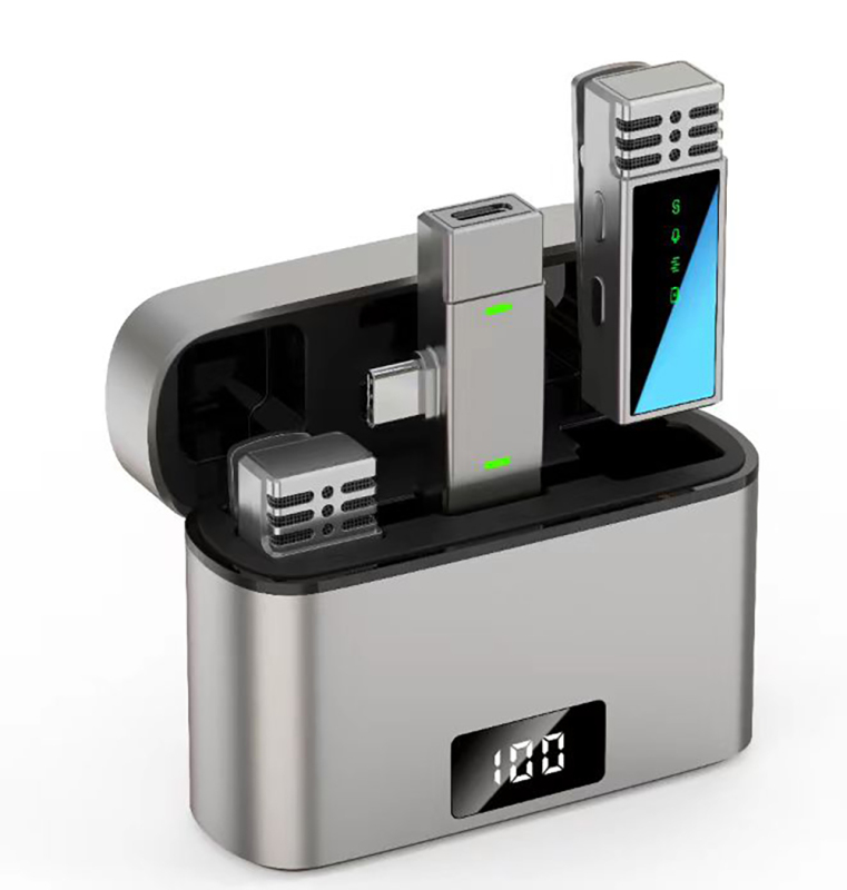 Jmary MW-15 Type-C Portlu Kablosuz Yaka Mikrofonu Mikrofon Jmary