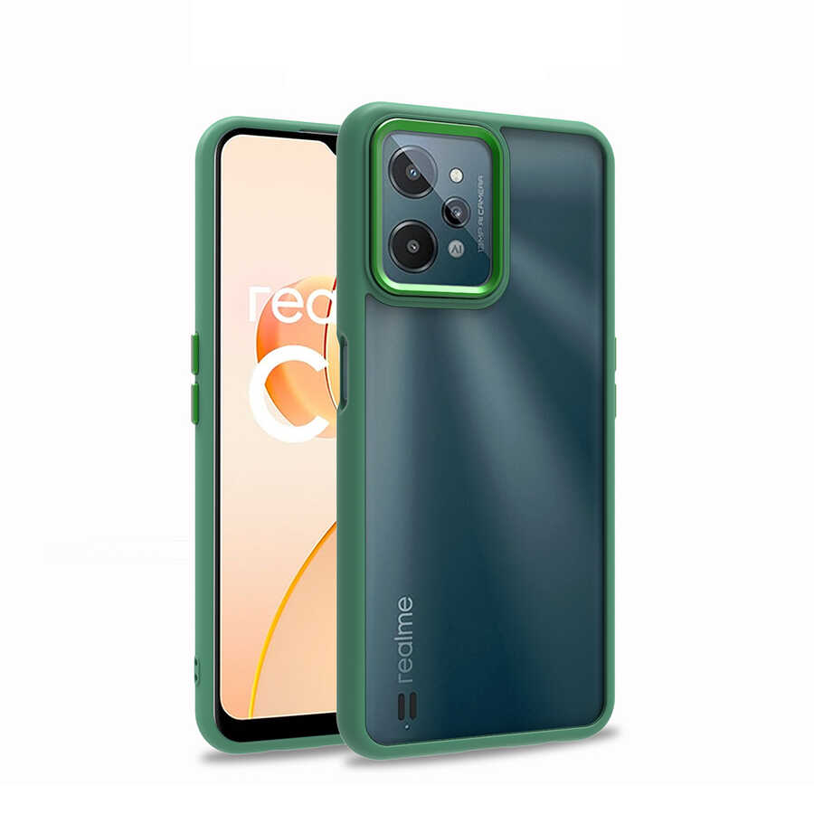 Realme C31 Kılıf Zore Flora Kapak Realme C31 Zore