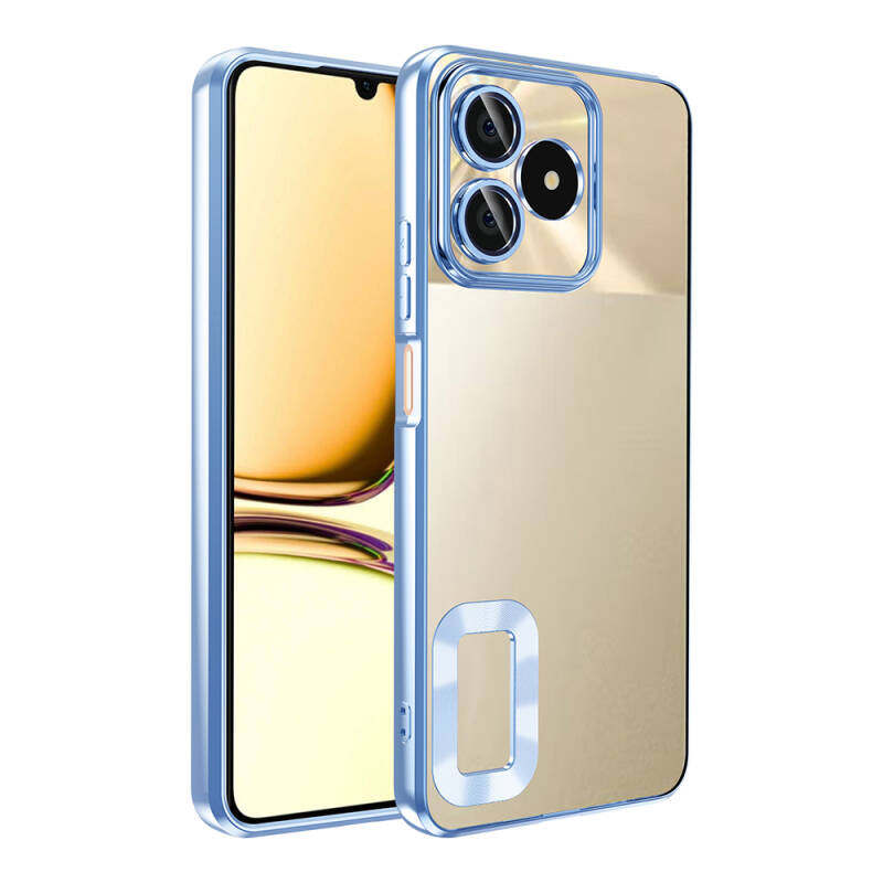 Realme C53 Kılıf Kamera Korumalı Logo Gösteren Zore Omega Kapak Realme ...
