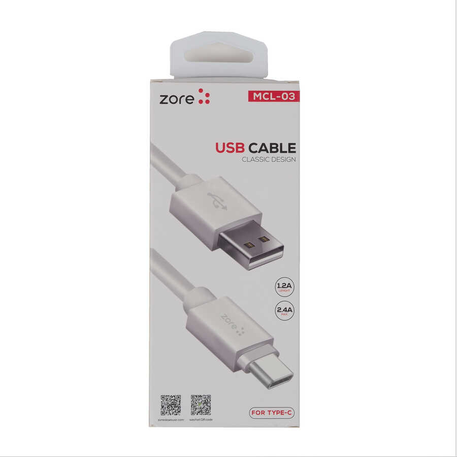 Zore MCL-03 Type-C Usb Kablo Kablo ve Dönüştürücüler Zore